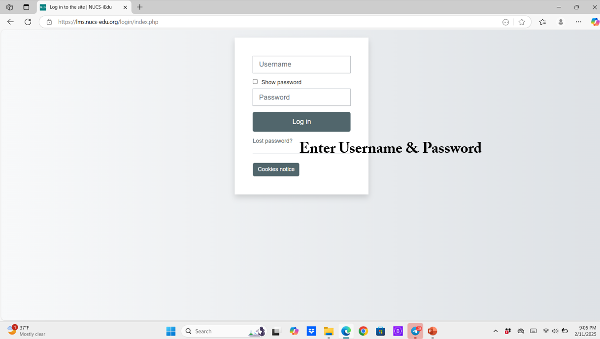 NUCS Moodle Guide – NUCS